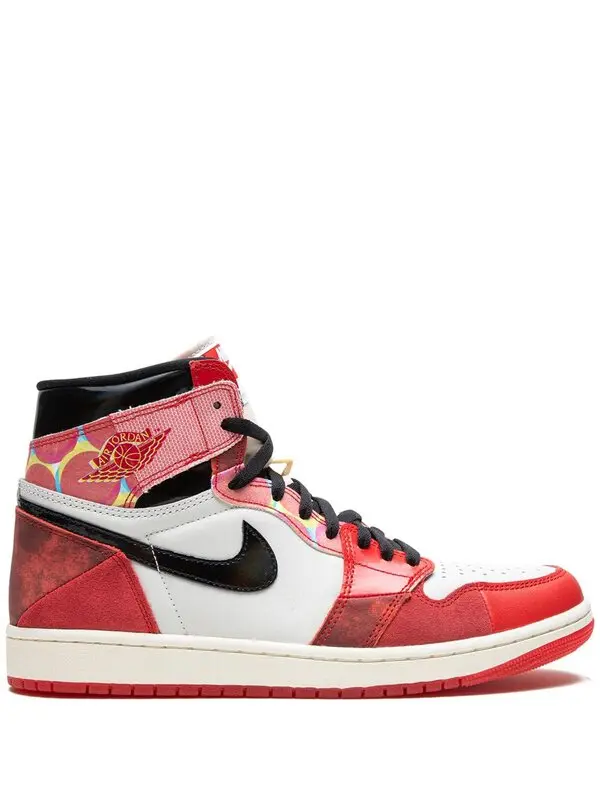 JORDAN Air 1 High Og Spider-verse Sneakers - Red
