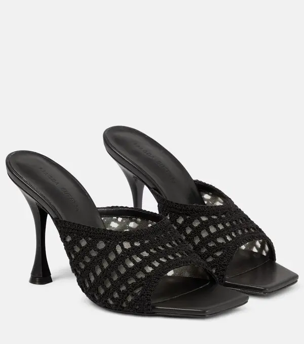 Magda Butrym Crystal-embellished Mules