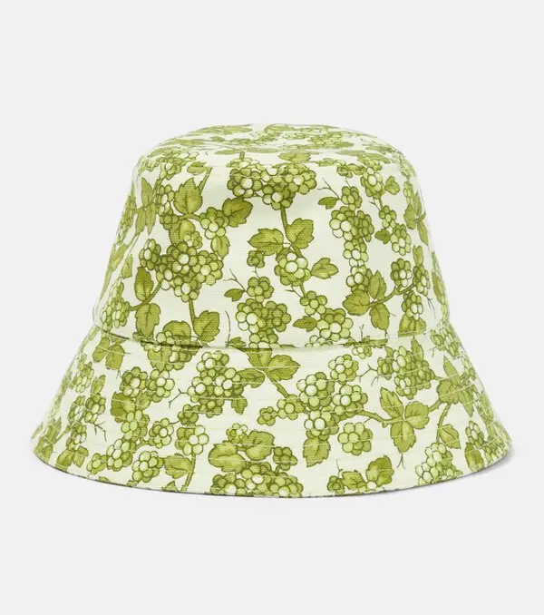 Etro Printed Bucket Hat - Green