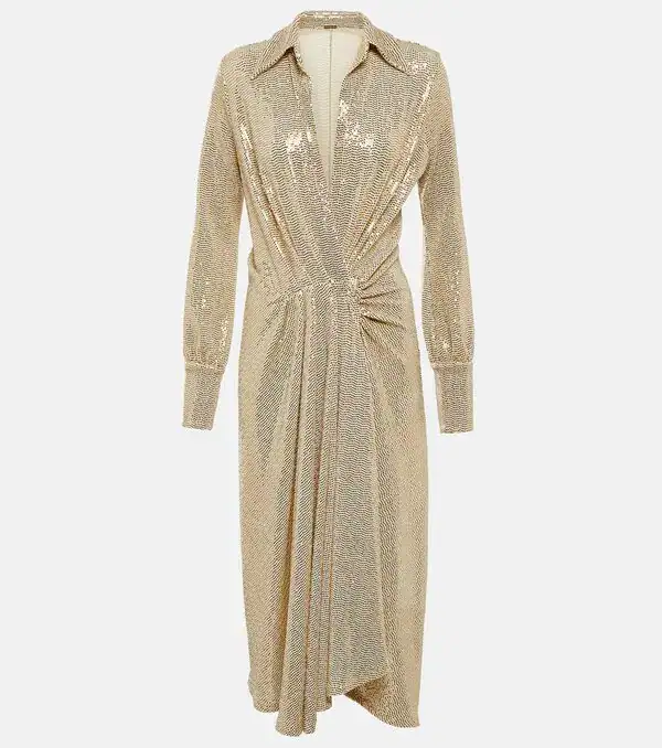 dodo bar or gold dress Corin Dress Gold | Beach dresses Collection 2023 main image 0