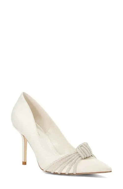 Dune London Beauty's Imitation Pearl Pointed Toe Pump