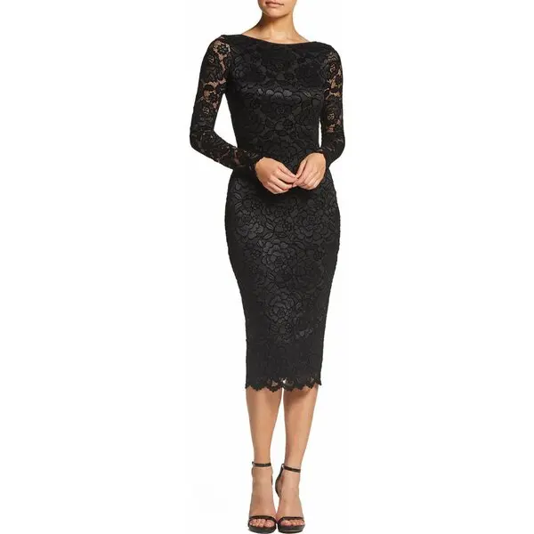 Dress The Population Emery Lace Body-con Dress