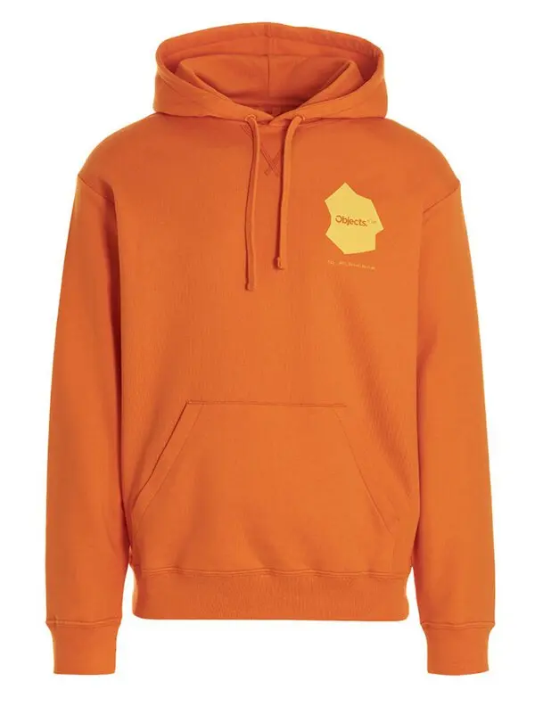 OBJECTS IV LIFE Continuity' Cotton Hoodie - Orange