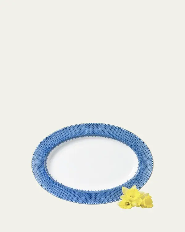 MOTTAHEDEH Lace Oval Platter