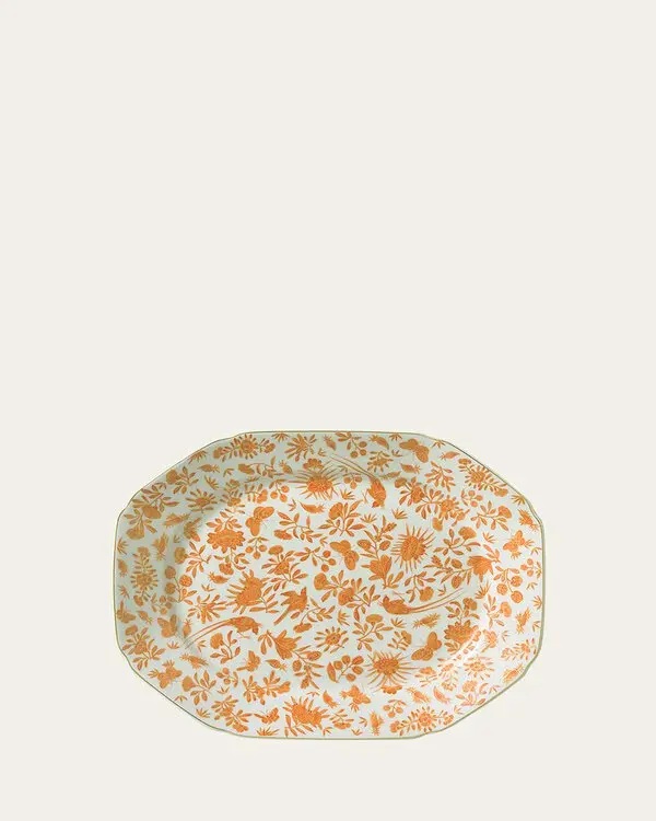 MOTTAHEDEH Sacred Bird & Butterfly Octagonal Platter