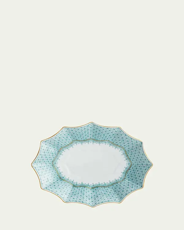 MOTTAHEDEH Lace 12-sided Lobed Small Tray
