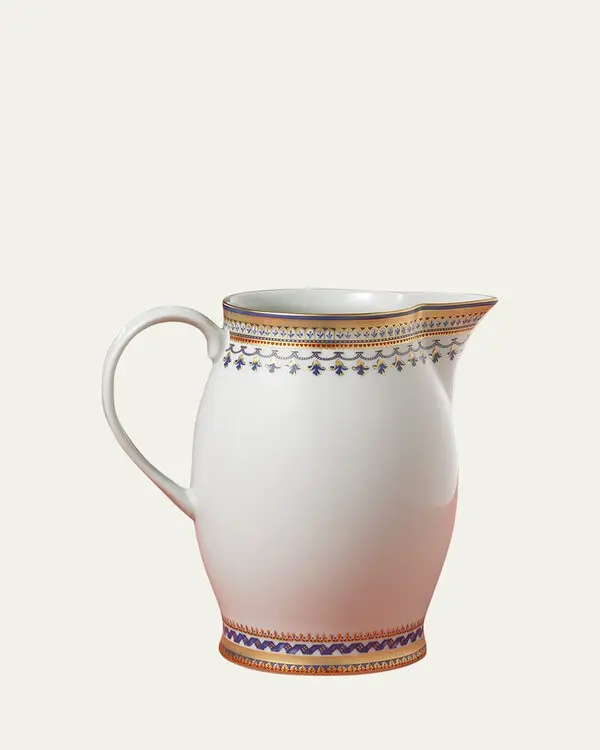 MOTTAHEDEH Chinoise Blue Pitcher