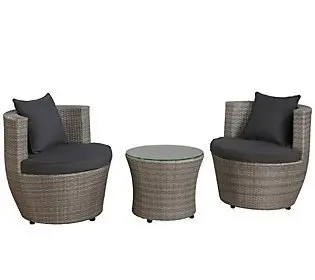 ALATERRE FURNITURE Bistro Set With Two Chairs A D Table
