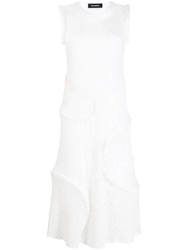 MELITTA BAUMEISTER Panelled Textured-finish Midi Dress