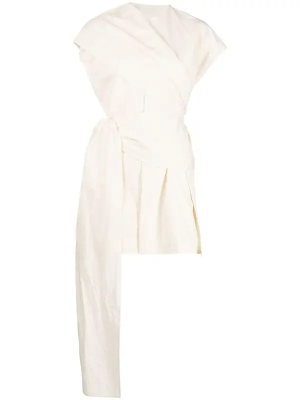UMA WANG Asymmetric Cotton Blouse