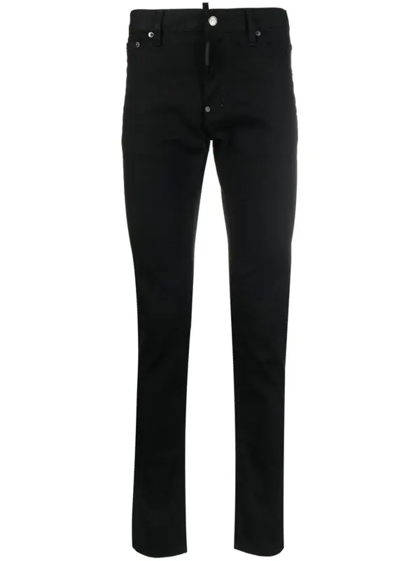 Dsquared2 Logo-patch Slim-cut Jeans