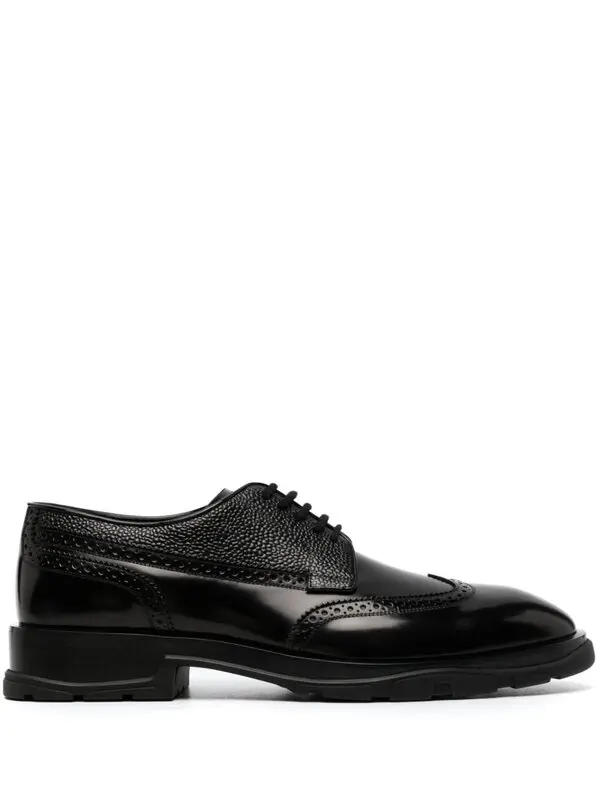 Alexander McQueen Lace-up Leather Derby Shoes
