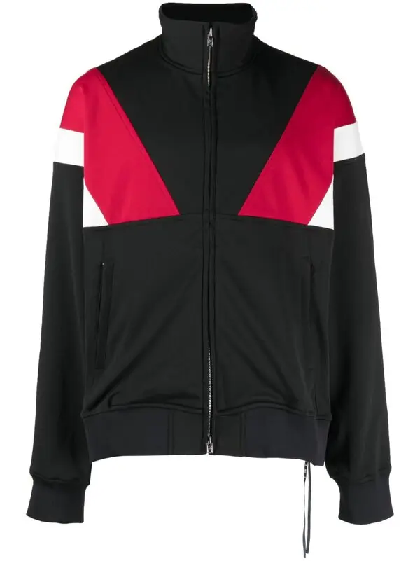 MASTERMIND WORLD Embroidered-logo Color-block Jacket