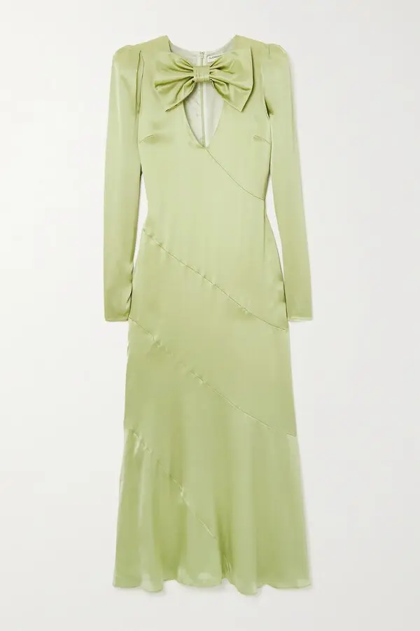 rich green dress Dark Green Satin Long Prom Dress, Beautiful A-Line Evening Dress Party main image 1