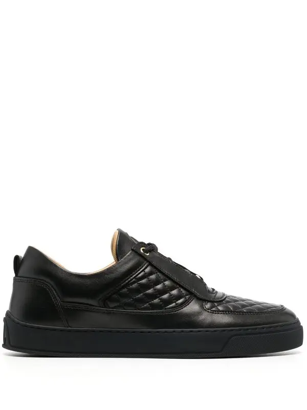 LEANDRO LOPES Quilted Leather High-top Sneakers