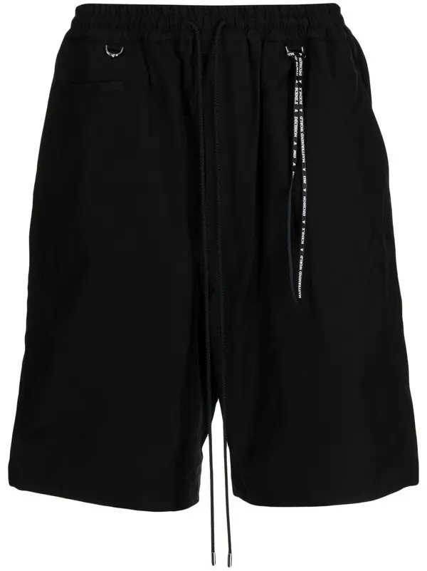 MASTERMIND WORLD Logo-embroidered Bermuda Shorts