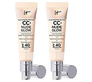 IT COSMETICS Cc+ Nude Glow Spf40foundation Duo - One-color