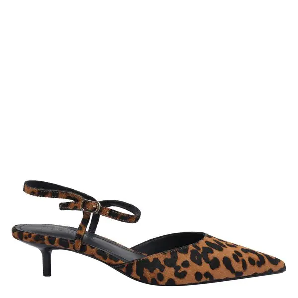 Steve Madden Pointed Toe Slingback Heels - Brown