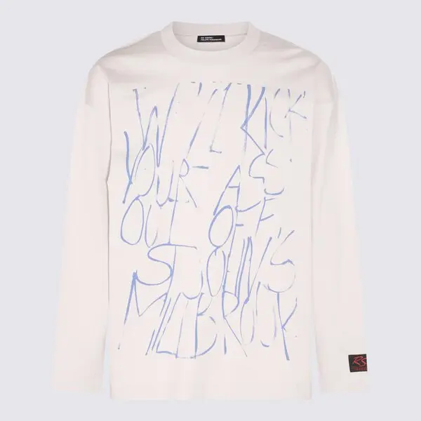 Buy Raf Simons Cotton T-shirt - Pearl At 33% Off | Editorialist