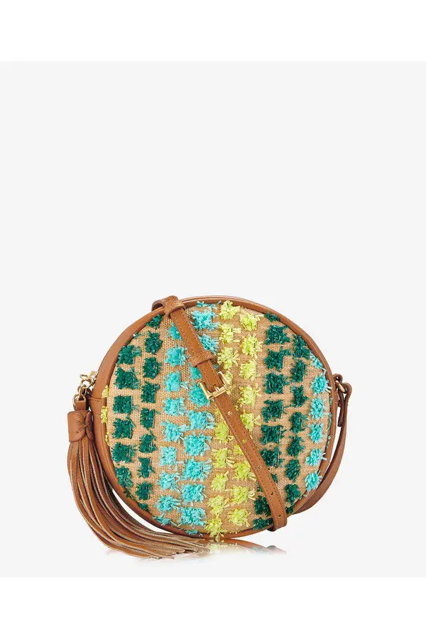 Gigi New York Zoey Raffia Crossbody