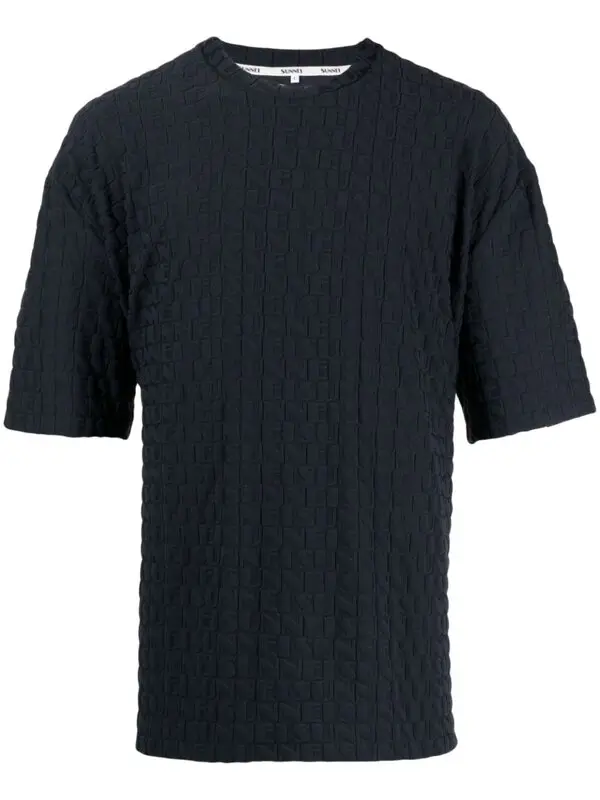 Sunnei Logo-embossed Jersey T-shirt