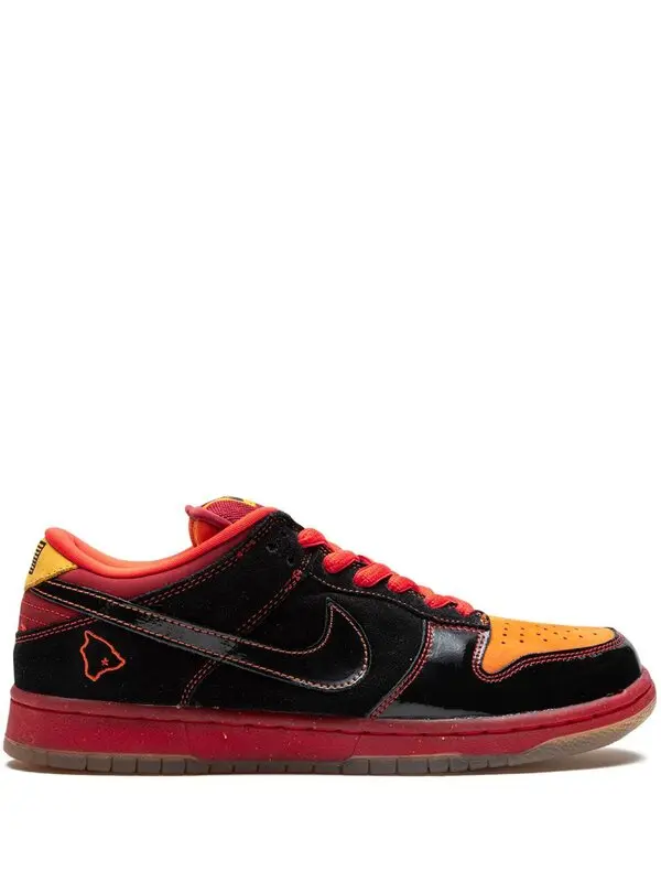 Nike Sb Dunk Low Premium Hawaii Sneakers - Black