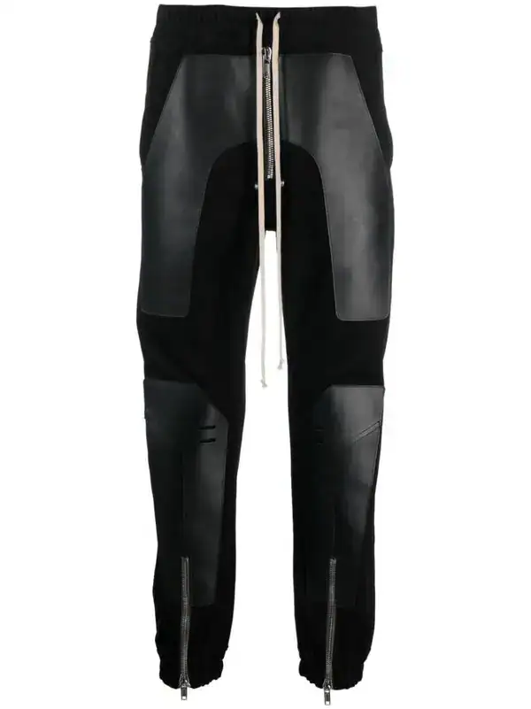 Rick Owens Larry Cargo Cotton Joggers - Black | Editorialist