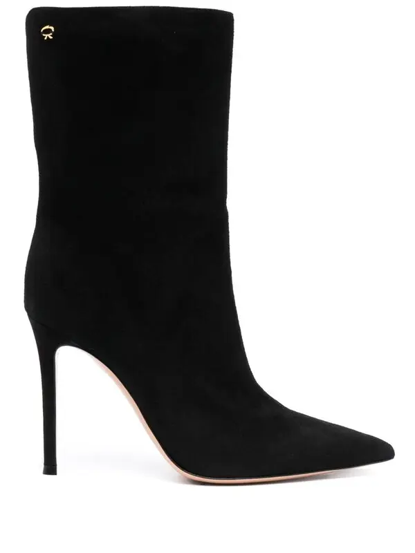 GIANVITO ROSSI Reus 105mm Suede Boots - Black