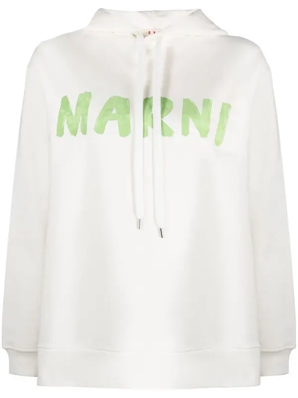 Marni Logo-print Cotton Hoodie