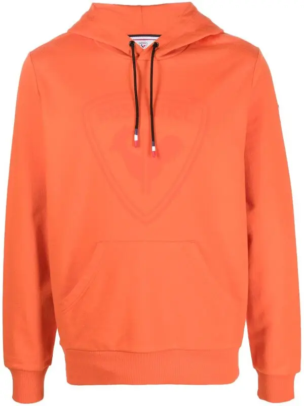 Rossignol Logo-print Cotton Hoodie - Orange