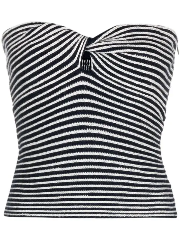 Zadig&Voltaire Twista Striped Knit Top