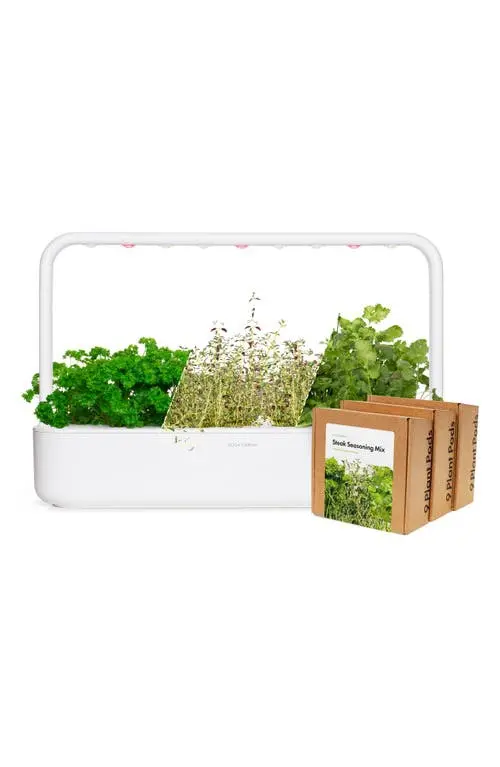 CLICK AND GROW Smart Garden 9 Big Steak Seasoning Kit - White