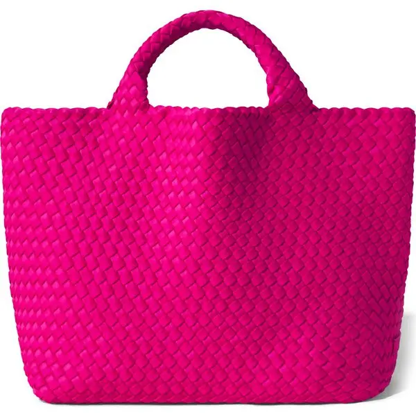 NAGHEDI St. Barths Medium Tote - Miami Pink