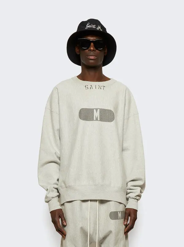 SAINT MXXXXXX Crewneck Relaxed Sweater