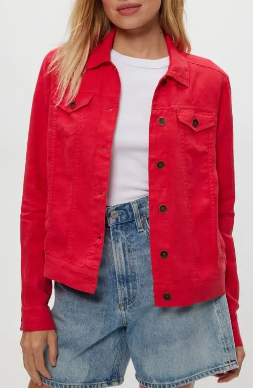 Michael Stars Linen Denim Jacket - Rumba