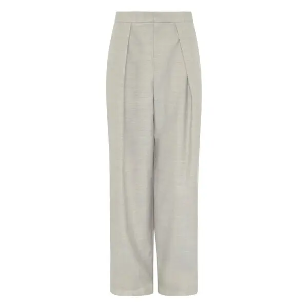 JW Anderson Wide Leg Pleated Pants - Grey