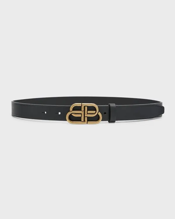 Balenciaga Bb Thin Belt