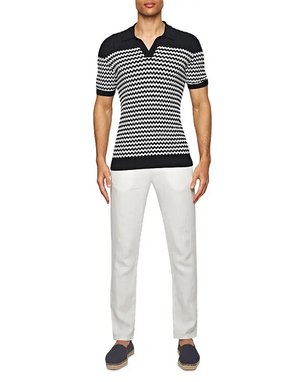 Orlebar Brown Cornell Tailored Fit Linen Trousers - Sandbar