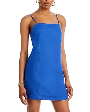 madewell goldie mini dress Madewell Goldie Mini Dress In Bluestone - 76% Off