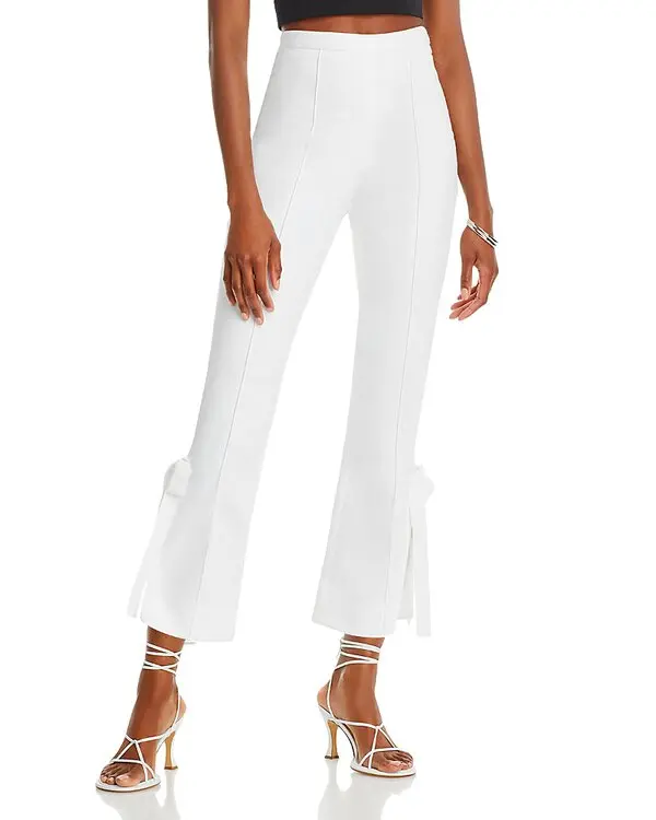 Cinq À Sept Lou Cropped Side Tie Pants