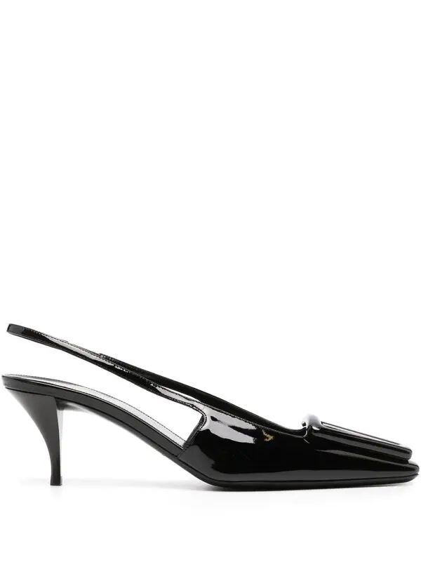 Saint Laurent Tom Slingback Pumps - Black