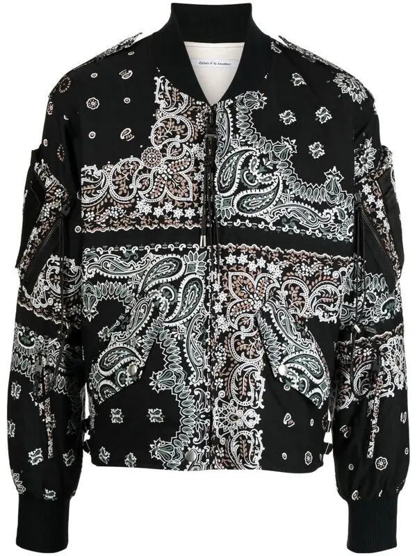 CHILDREN OF THE DISCORDANCE Bandana-print Bomber Jacket