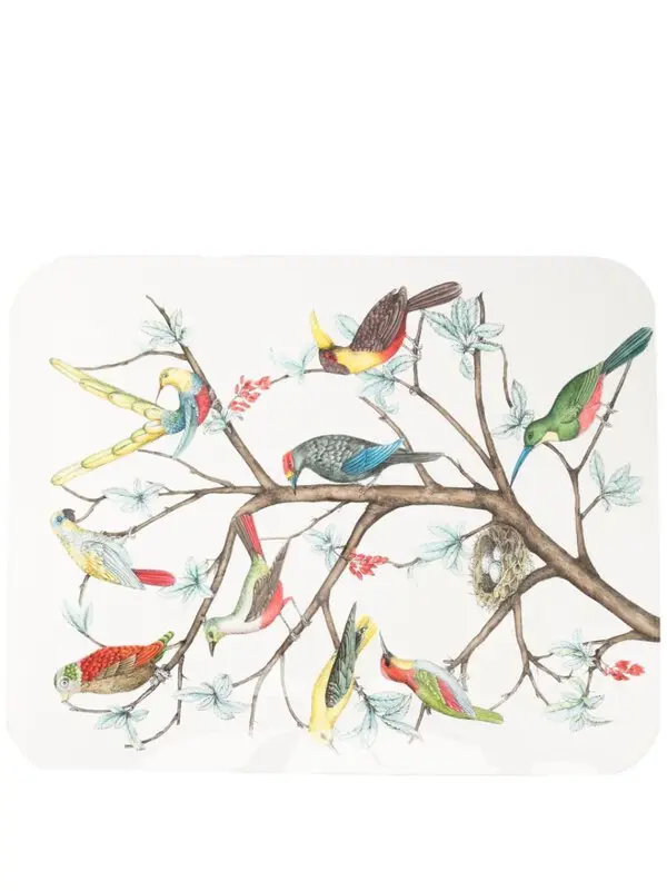 FORNASETTI Graphic-print Table Tray