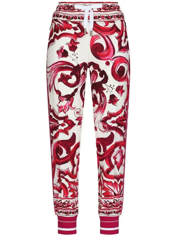 Dolce & Gabbana Majolica-print Track Pants