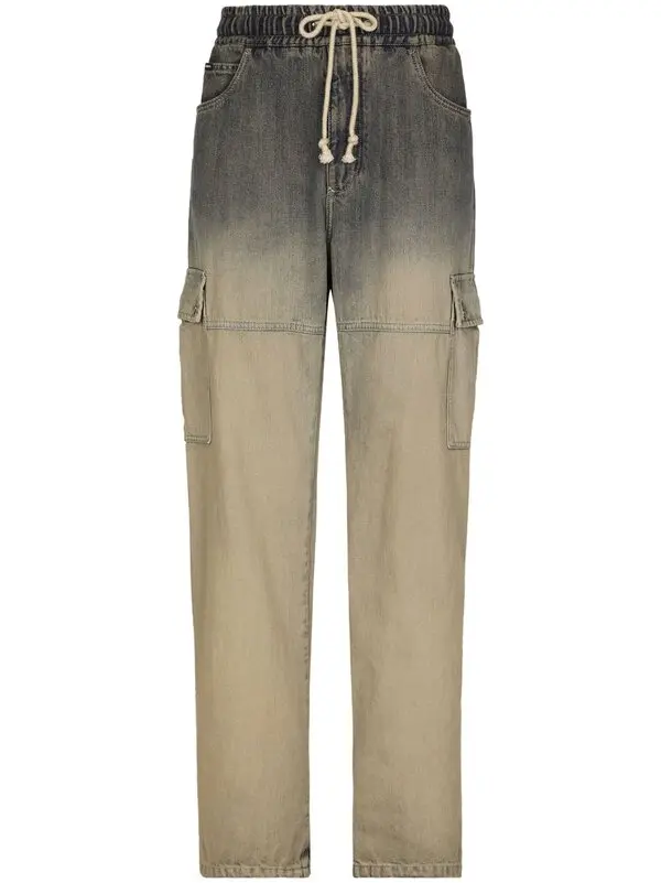 Dolce & Gabbana Drawstring Cargo Jeans