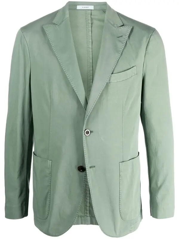 Boglioli Single-breasted Stretch-cotton Blazer
