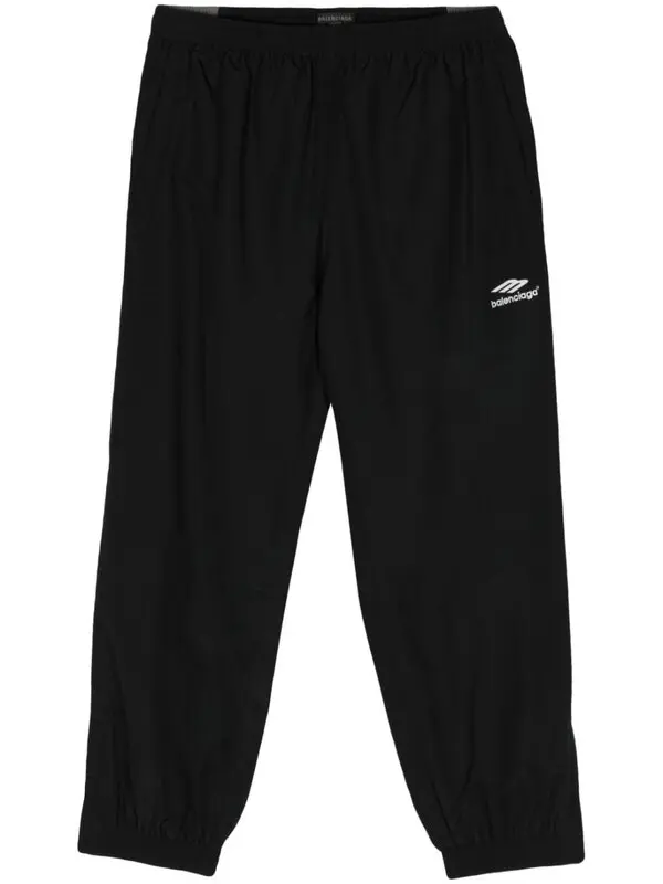 Balenciaga 3b Sports Icon Track Pants - Black | Editorialist