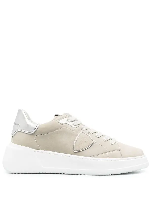 Philippe Model Trés Temple Low-top Sneakers - Grey