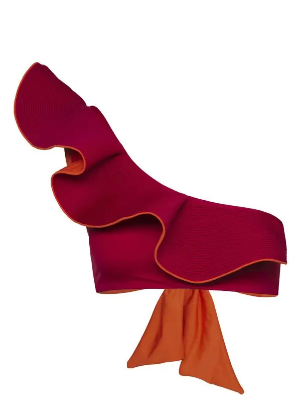 Johanna Ortiz Ayacucho One-shoulder Bikini Top