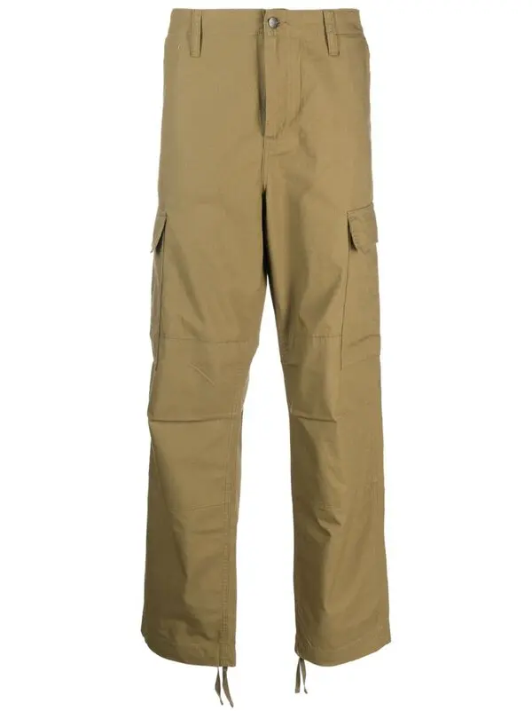 Carhartt Work In Progress Straight-leg Cargo Trousers - Green